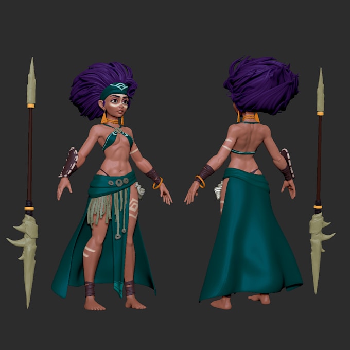 Model 3d characters, cartoon character, funko, textured, rig and ...