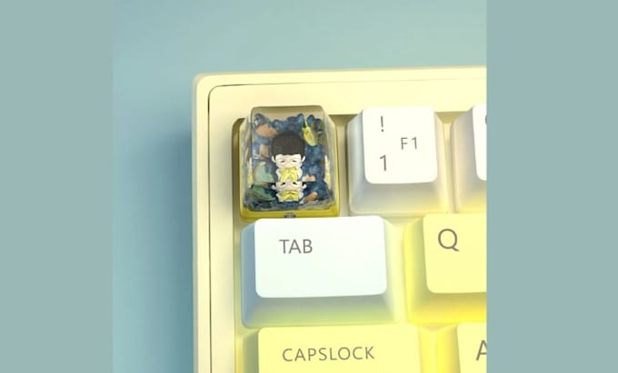 Design mechanical keyboard keycap artisan keycap and 3d printable ...