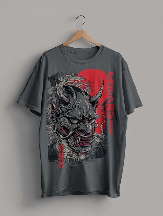 Do make a japanese t shirt design by Clarencelund | Fiverr