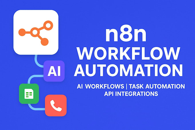 Create custom n8n workflows and automate your business processes by Governor1122 | Fiverr