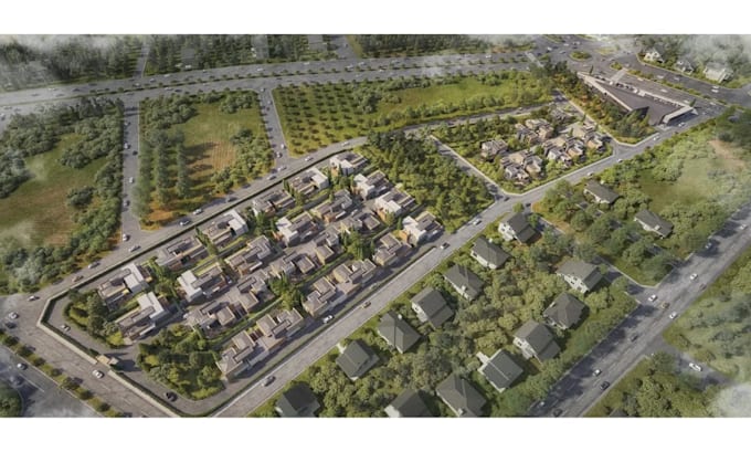 2d 3d master plan, site plan, plot plan, 3d landscape rendering for city permit by Kyleskinner ...