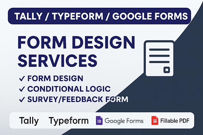 Create tally typeform google forms and fillable pdf forms for surveys ...