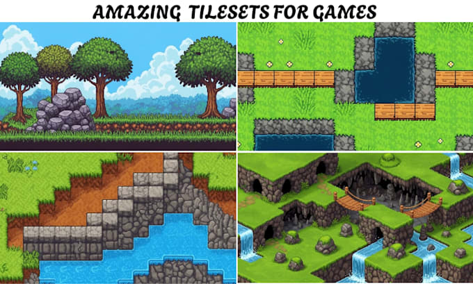 Do professional custom pixel art characters, sprites, background and ...