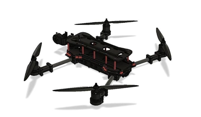 Make 3d drone frames, for 3d printable,3d fpv drone cad,military or ...