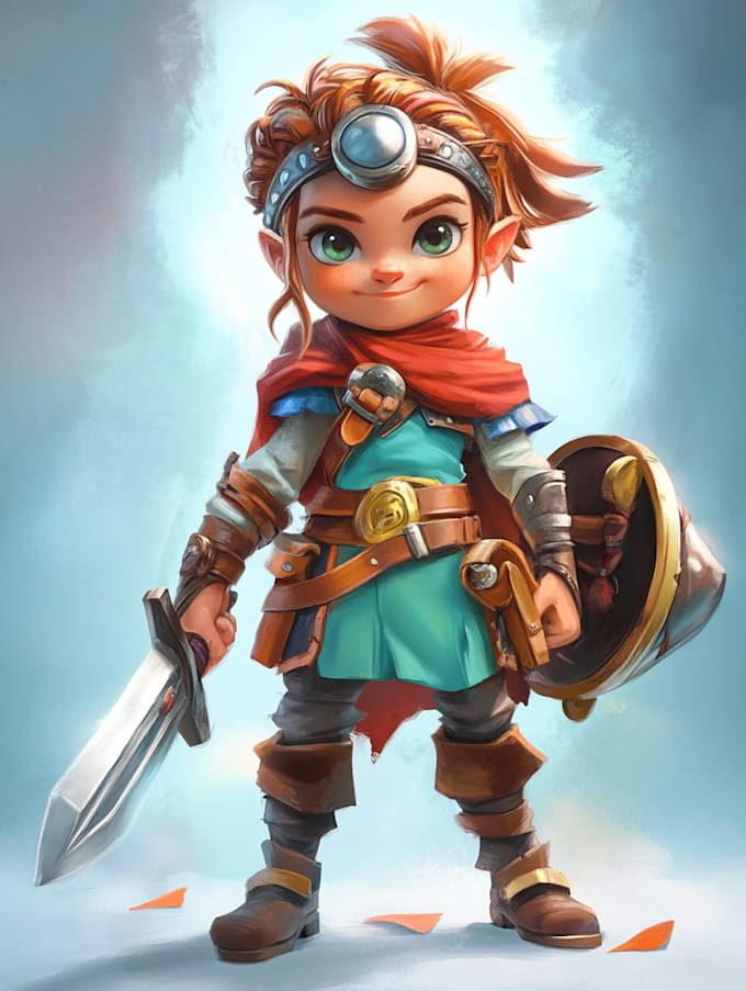 Design professional characters for 2d games in unity by Taterussellzs ...
