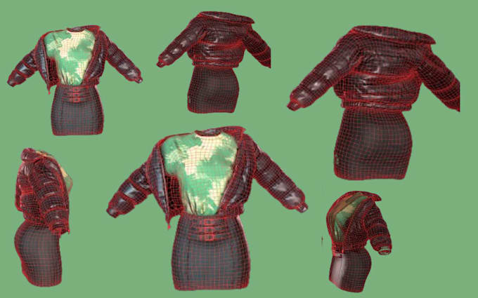 Create custom mesh clothing and rigged outfits for second life avatars ...