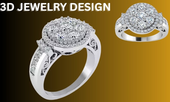 Create detailed 3d jewelry design, cad rendering for 3d printing and ...