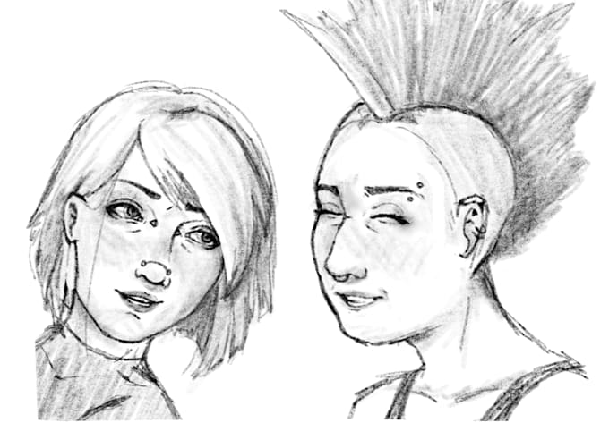 Draw any character and oc by Madebysusan | Fiverr