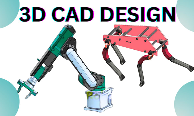 3d cad design product design mechanical catia fusion 360 robot ...