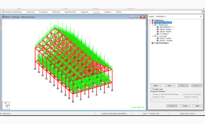 Design structural projects in staad pro for wood, steel and concrete by ...