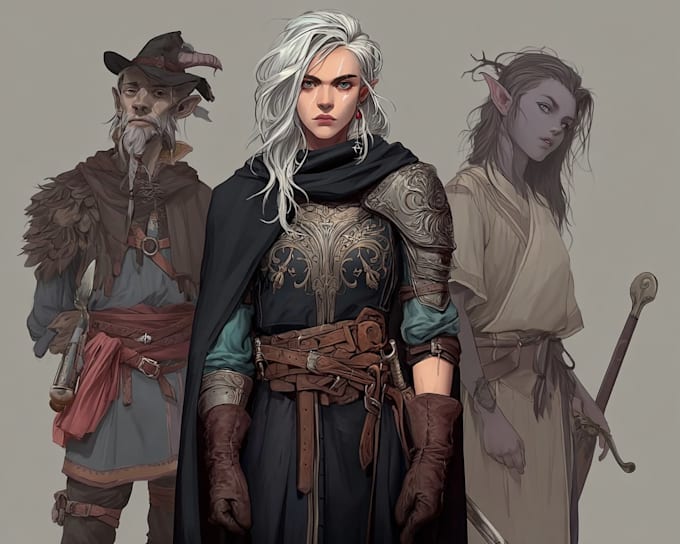 Do illustration, concept art and character art, dnd by Archiebush | Fiverr