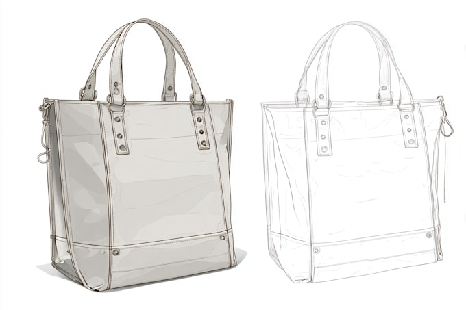 Make handbag design backpack bag design bag tech pack duffle, tote bag ...