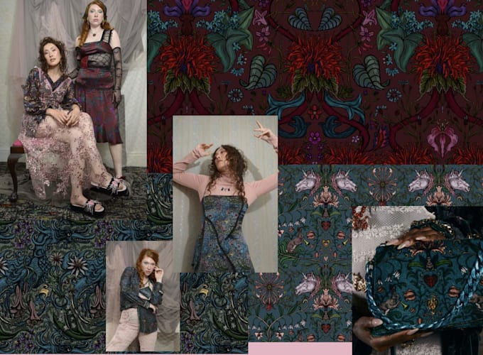 Create a unique all over repeat print and pattern design just for your ...