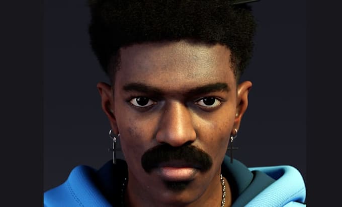 Sculpt 3d character modeling, realistic character metahuman character ...