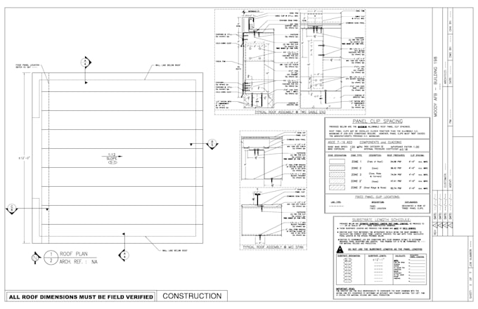 Draw retrofit metal roof plan details and shop drawings by Saidur1992 ...
