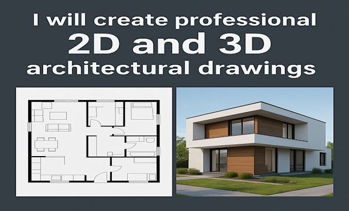 Create professional 2d and 3d architectural drawings using autocad by Archy_feb | Fiverr