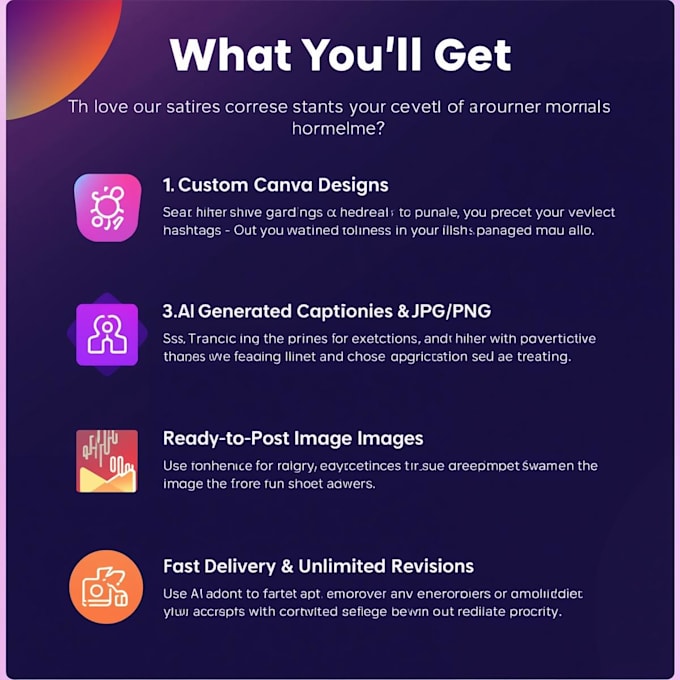 Professional social media posts with ai generated captions and canva ...