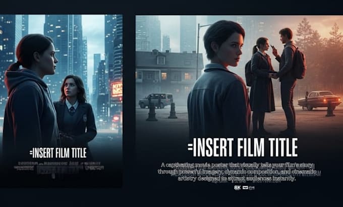 Design film poster, movie poster, and flyer design by Bennett_j2 | Fiverr