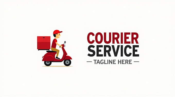 Make an amazing courier service logo for you by Ellie_son | Fiverr