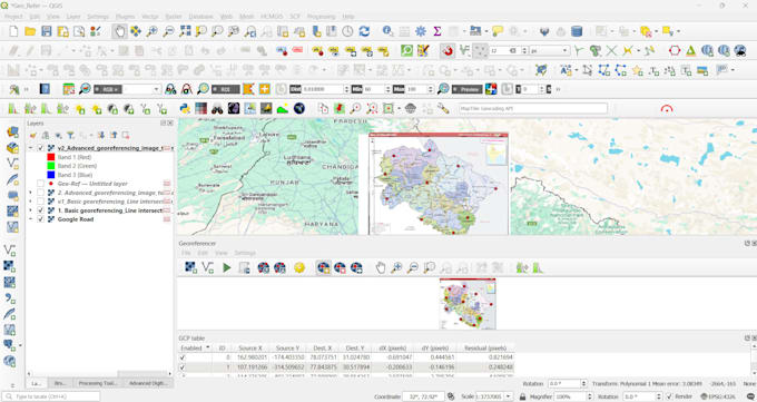 Georeference scanned maps and imagery in qgis by Geovizrifas | Fiverr