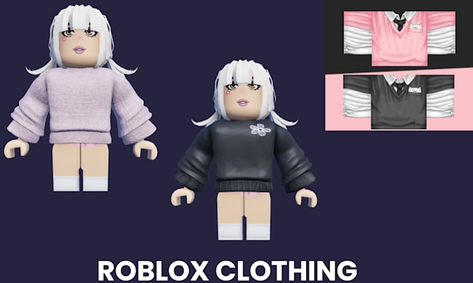 Design custom roblox classic clothing roblox avatar gfx ugc as a roblox ...