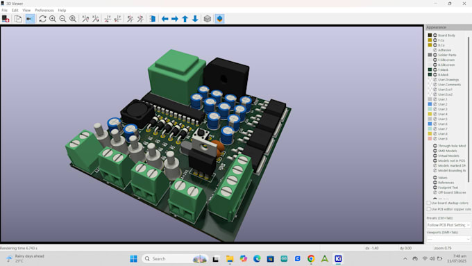 Design pcb layouts and circuit schematics for your projects by Engineeerbilal | Fiverr