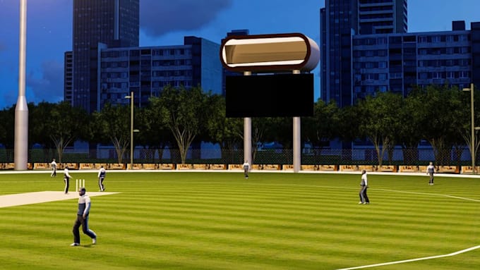 Renovate 3d modern cricket stadium,cgi seating area design,outdoor ...