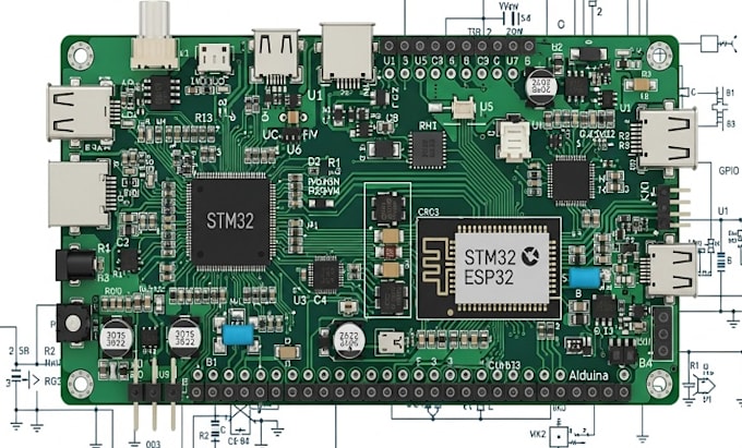 Do pcb design, pcb layout,embedded system, circuit schematic, board ...