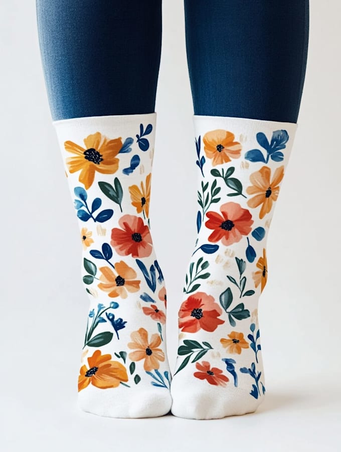 Design unique socks design for your brand by Ishahoweed | Fiverr