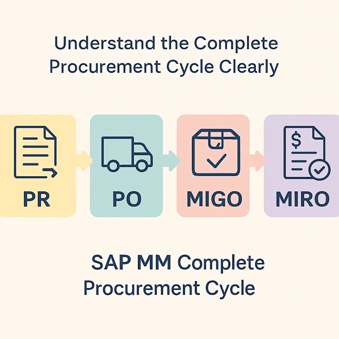 Help you understand sap mm procurement process from pr to miro by ...