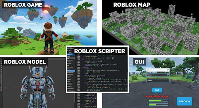 Roblox spiel bauen, roblox karte, roblox scripter, roblox modell, gui