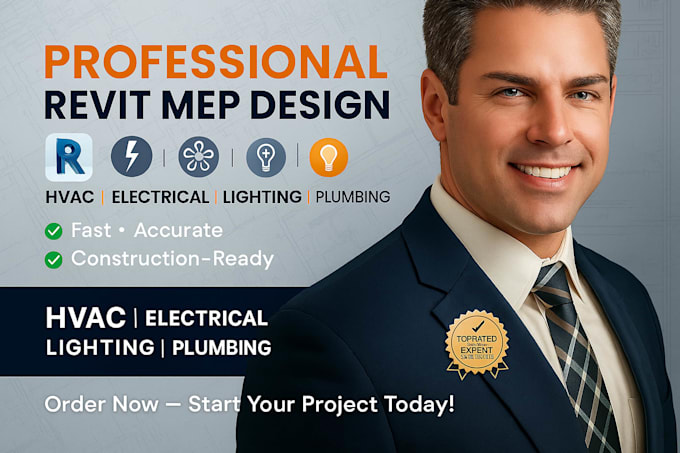 Create professional revit, mep design, hvac layout, and electrical ...