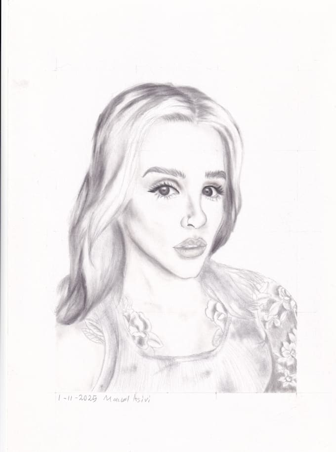 Create soft pencil and pan pastel portraits with gentle realism by ...