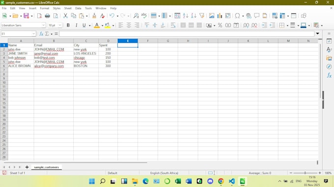 Clean and organize excel or csv data with python by Nextlevel_jwp | Fiverr