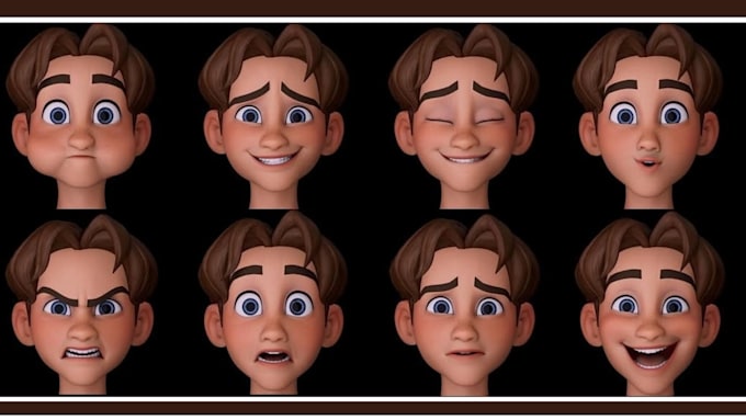 Create pixar style 3d cartoon character, cute 3d mascot, avatar, or ...