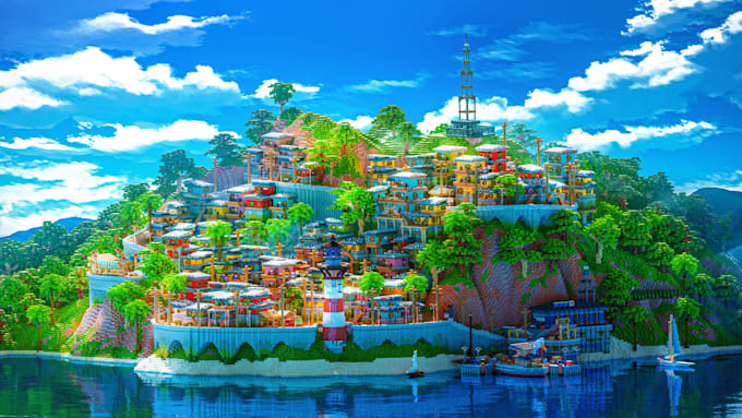 Create a custom minecraft spawn, hub, lobby, or map for your server by Dannel_nebrix | Fiverr