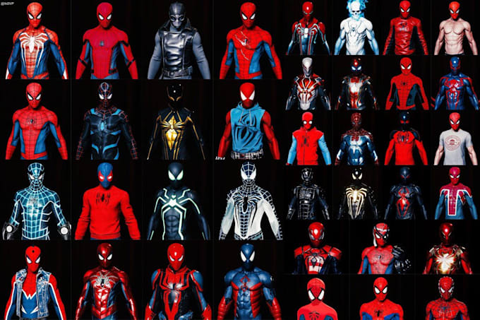 Design your own custom spiderman suit spider sona 3d model by Muhammad ...