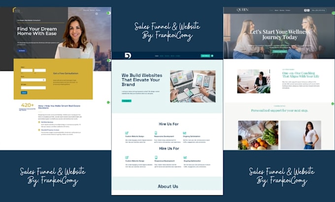 Build appointment funnel in gohighlevel, ghl landing page by ...
