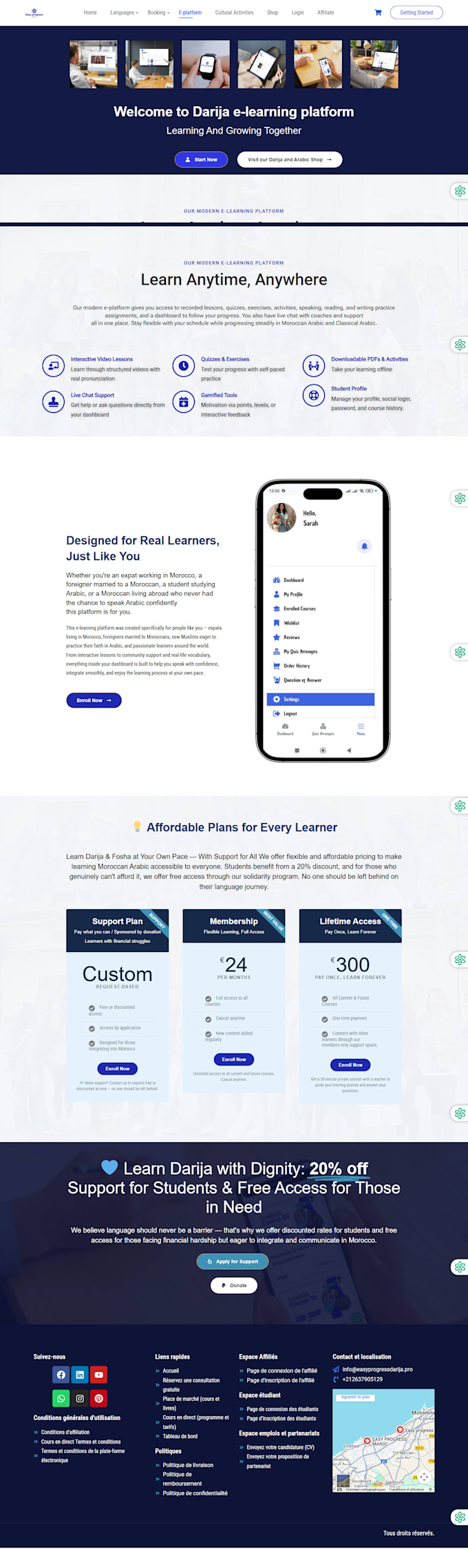 Create an elearning platform with tutor lms by Easyprogress | Fiverr