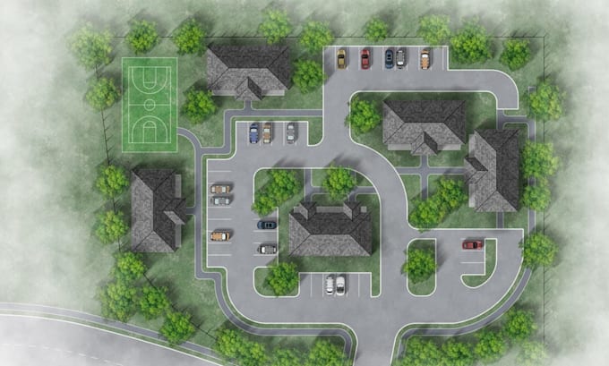 Design a custom 2d or 3d site plan and landscape masterplan for your ...