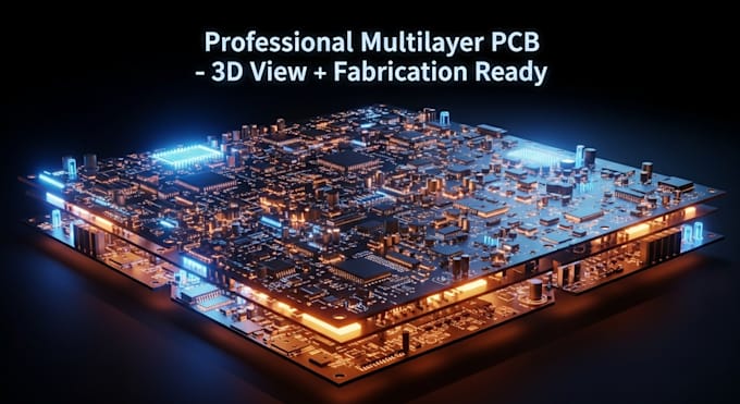 Diseño de pcb, esquema de circuito y archivos gerber para fabricación