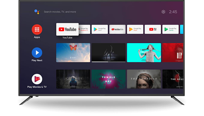 Smart tv app für 4k, qled, android tv, google tv mit installation und ...