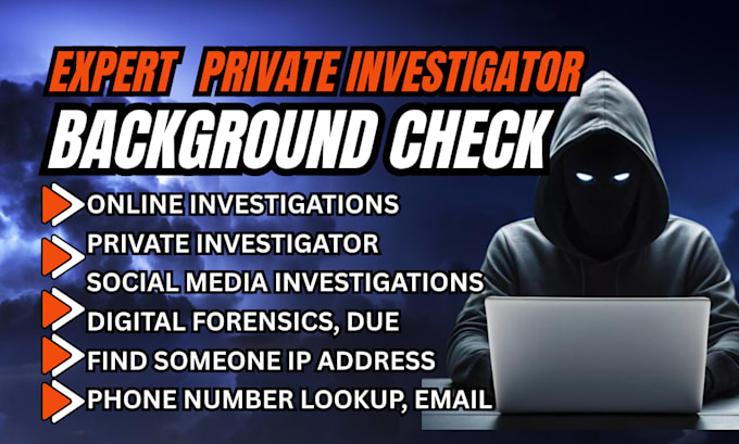 Be osint private investigator background check digital forensics people ...