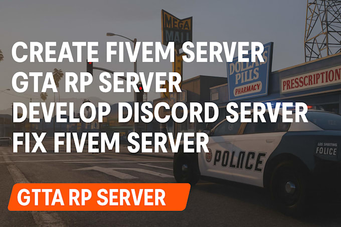 Create fivem server gta rp server develop discord server fix fivem ...