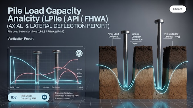 Pile load capacity analysis lpile api fhwa axial lateral deflection ...