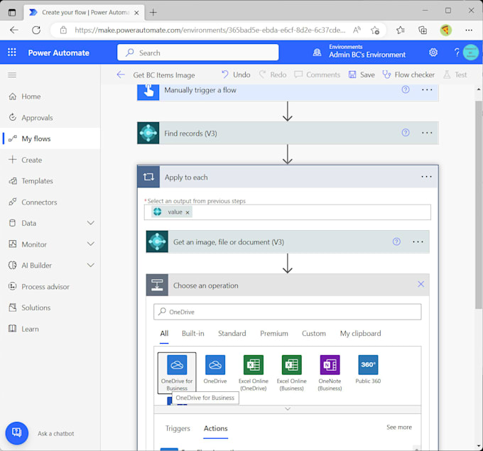Crie e automatize fluxos de trabalho usando microsoft power automate