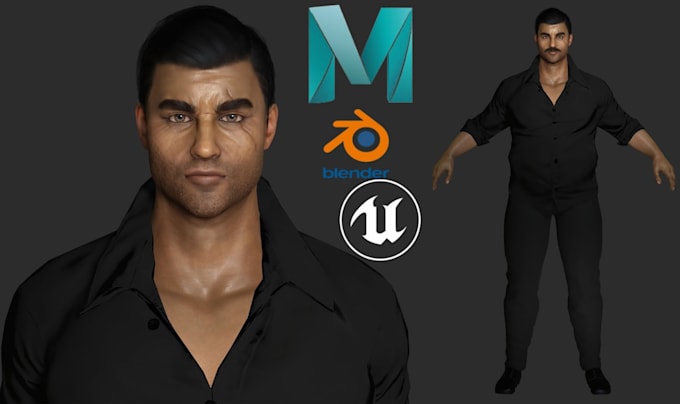 Create realistic 3d character models for games and animation with pbr ...