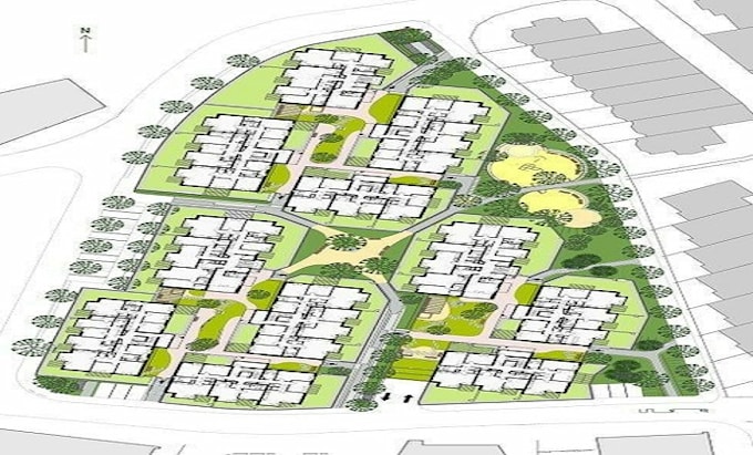 Design master plan, site plan, plot plan, and landscape architectural ...