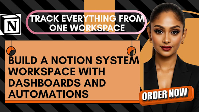 Build a notion system workspace with dashboards and automations by Anjola301 | Fiverr