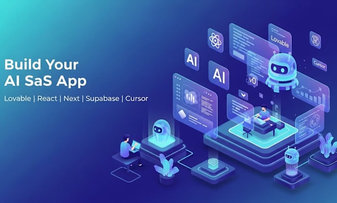 Build lovable ai saas app with react js, next js, supabase, cursor, and bolt new by ...